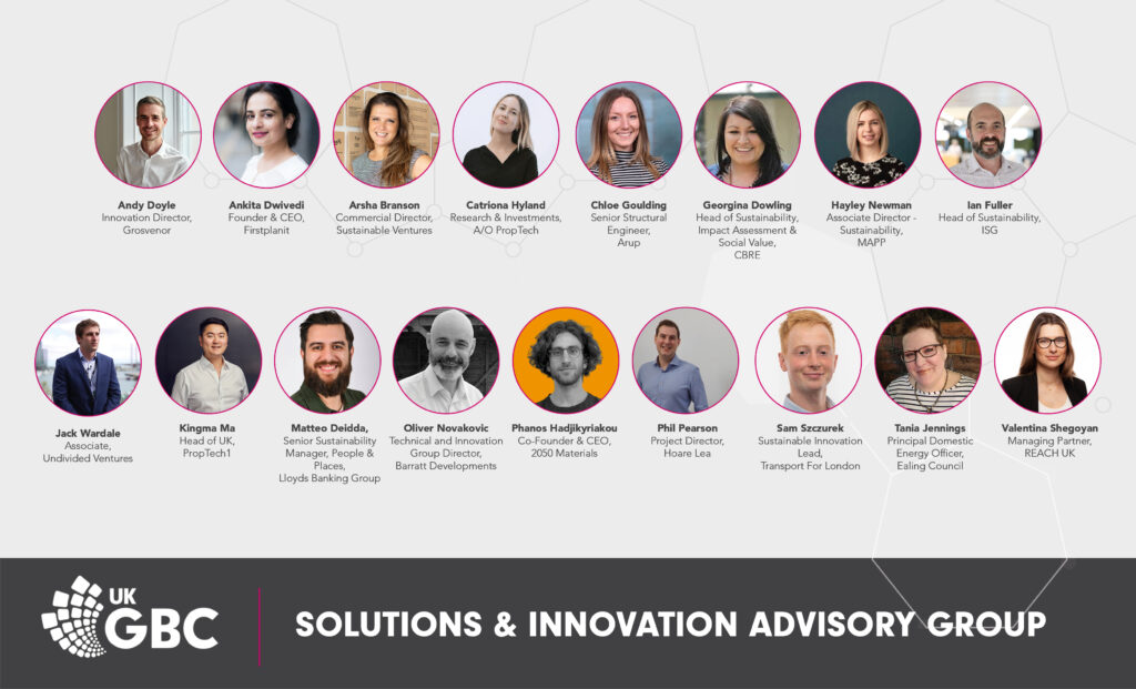 UKGBC forms new Solutions & Innovation Advisory Group - UKGBC - UK ...